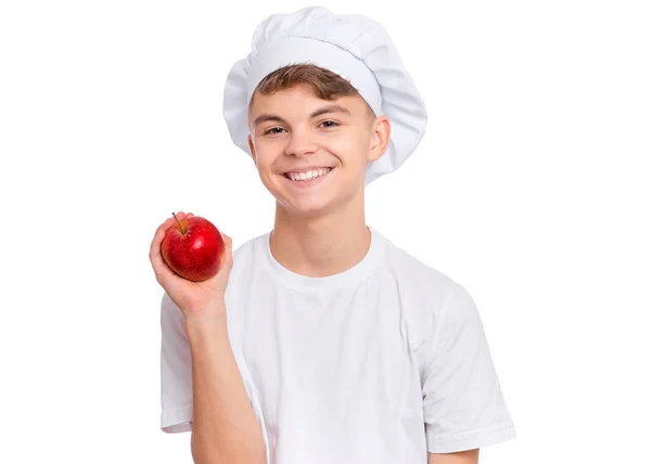 Teen boy in chef hat Stock Photo by ©VaLiza 342577632
