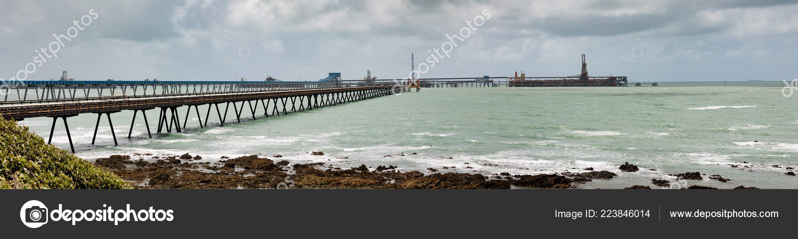 Hay Point Located Approximately Kilometres South City Mackay Made Two ...