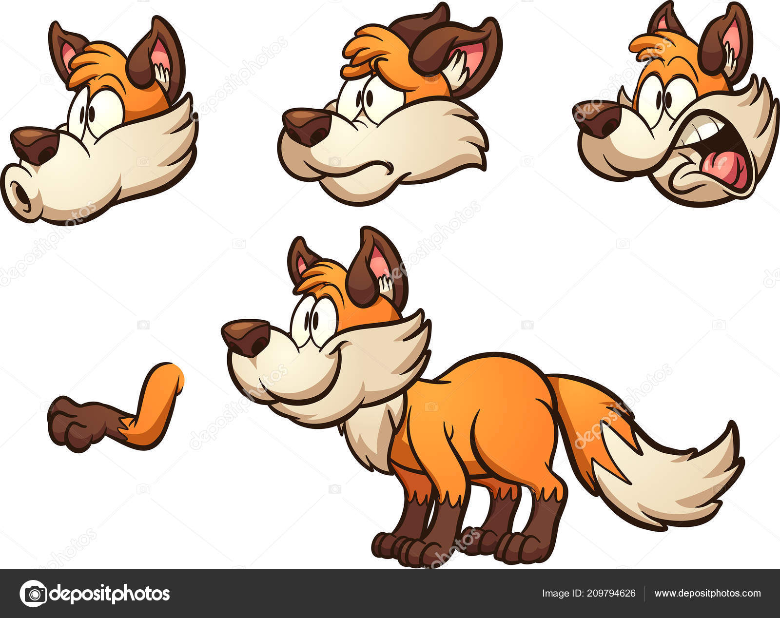 Clipart Fox Cartoon Characters