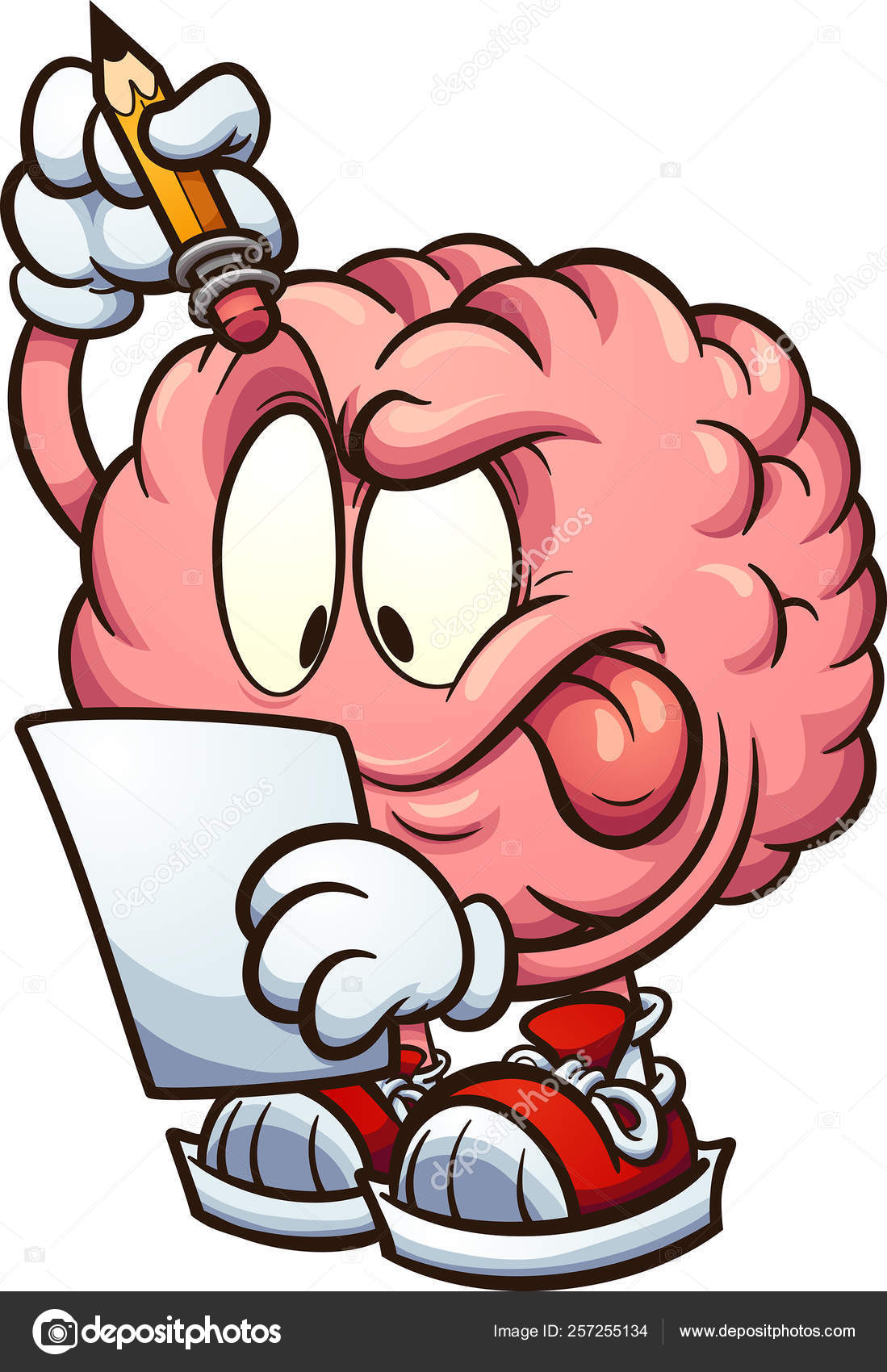 Le cerveau pensant Stock Vector by ©memoangeles 257255134
