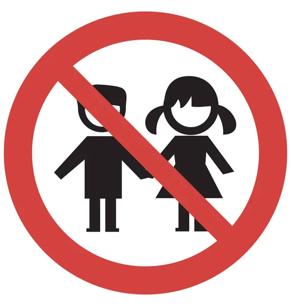 107 Kids prohibition Vector Images | Depositphotos