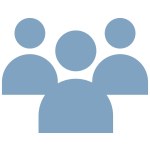 Teamwork People Group of five Logo. Vector graphic design Stock Vector ...