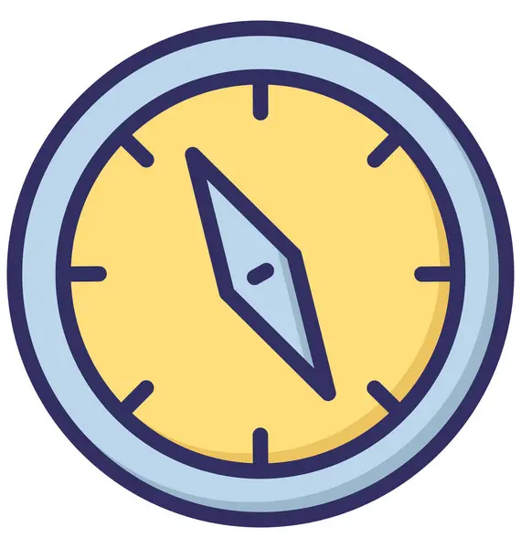 Compass Colored Vector Icon Stock Vector Image by ©prosymbols #220093602