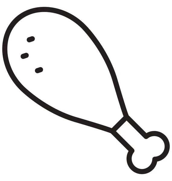 Chicken leg vector Vector Art Stock Images | Depositphotos