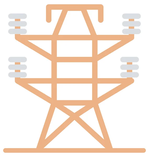 Icono Del Vector Pilón Eléctrico vector, gráfico vectorial ...