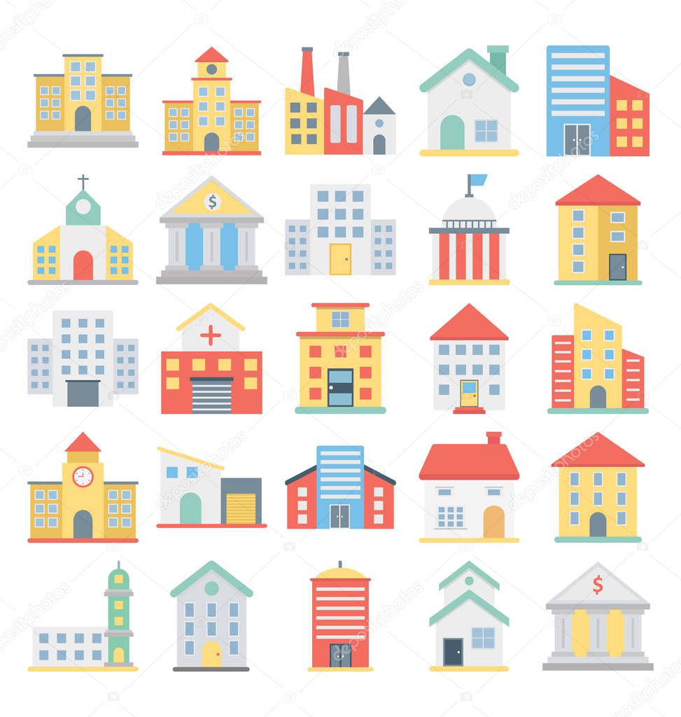 Conjunto de iconos vectoriales de construcción que se pueden modificar ... Conjunto de iconos vectoriales de construcción que se pueden modificar ...