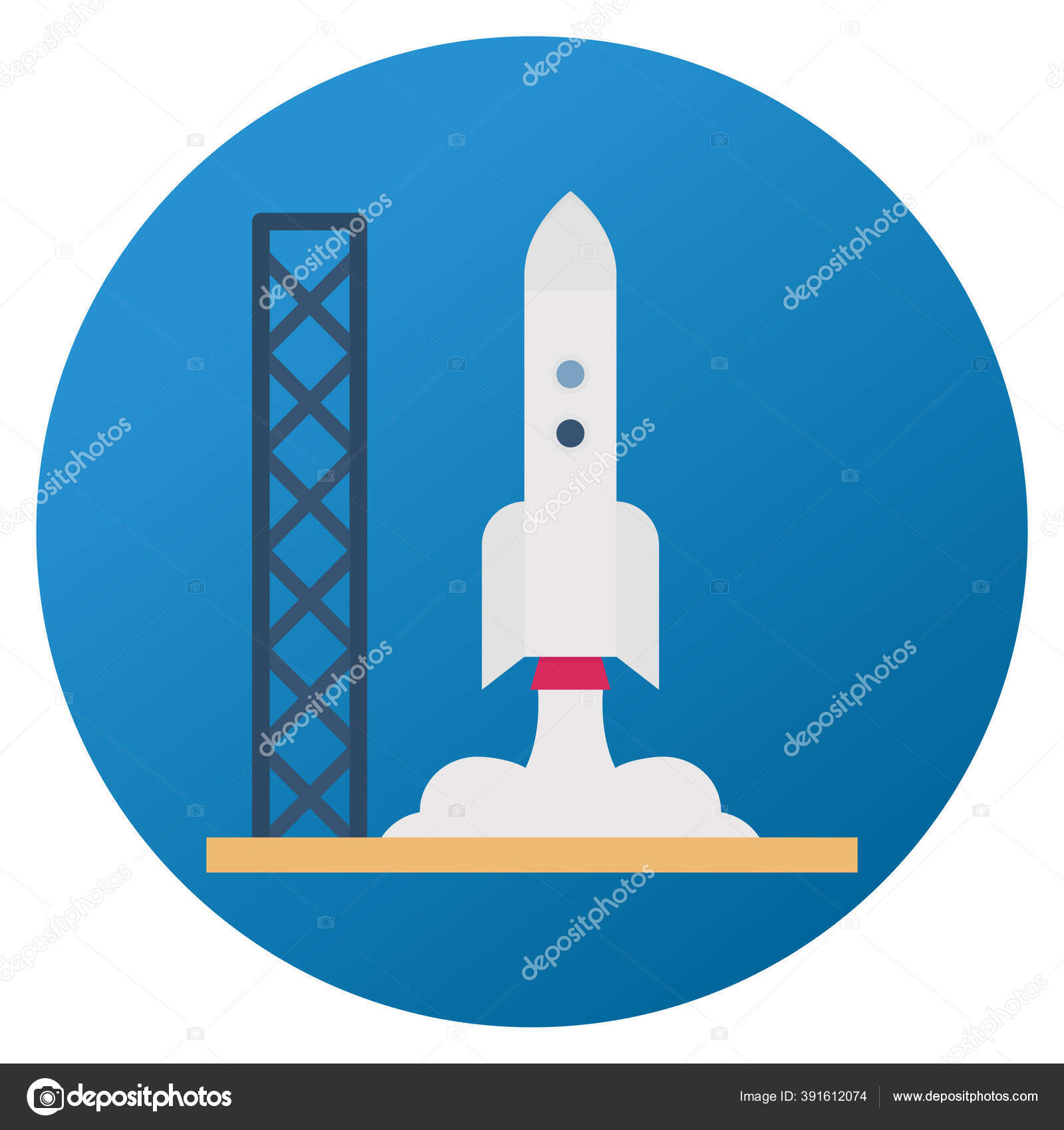 Launch Isometric Vector Icon Which Can Easily Modify Edit Stock ...