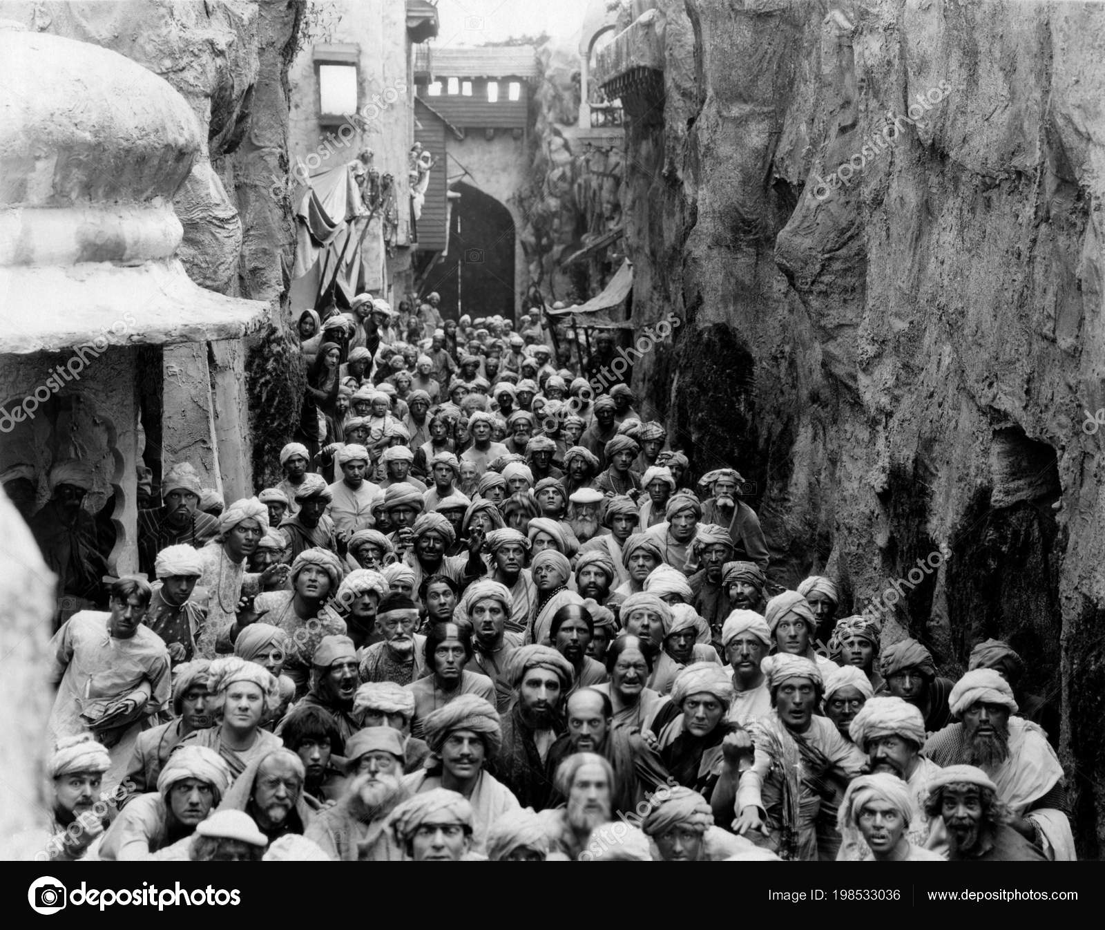 Scared Crowd Running