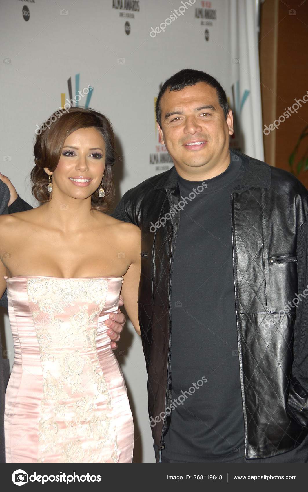 Eva Longoria Carlos Mencia Press Conference Alma Awards Nomination ...