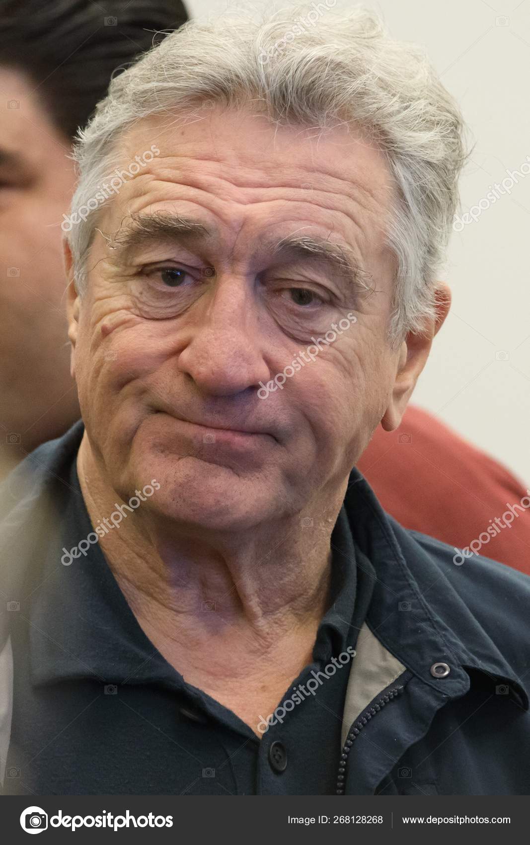 Robert Niro Press Conference Bronx Tale Musical Meet Greet New — Stock ...