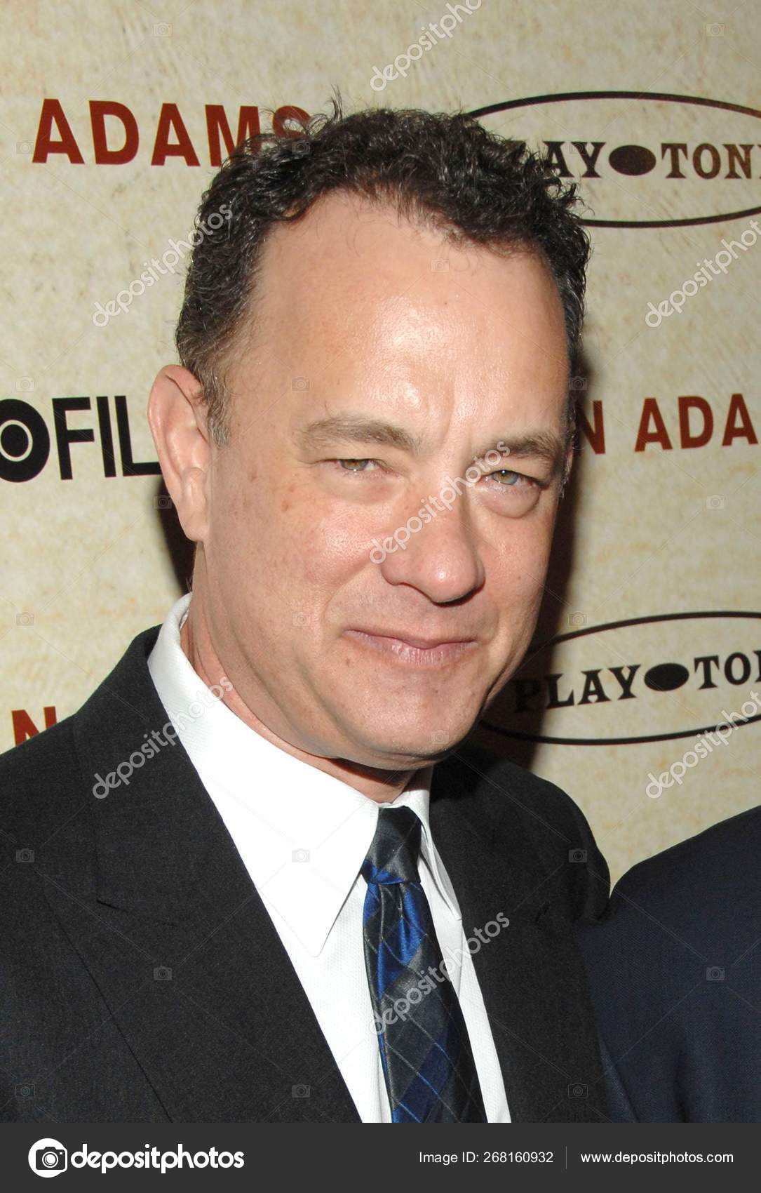 Tom Hanks Arrivals John Adams Premiere Museum Modern Art Moma — Stock ...