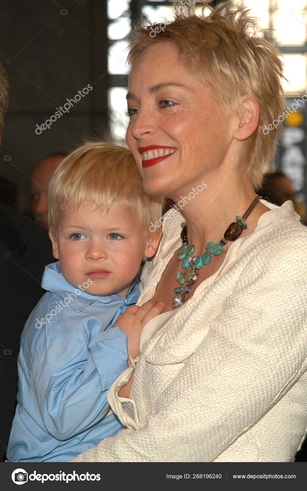 Actress Sharon Stone Arrives Roan Bronstein Concerned Parents Aids ...
