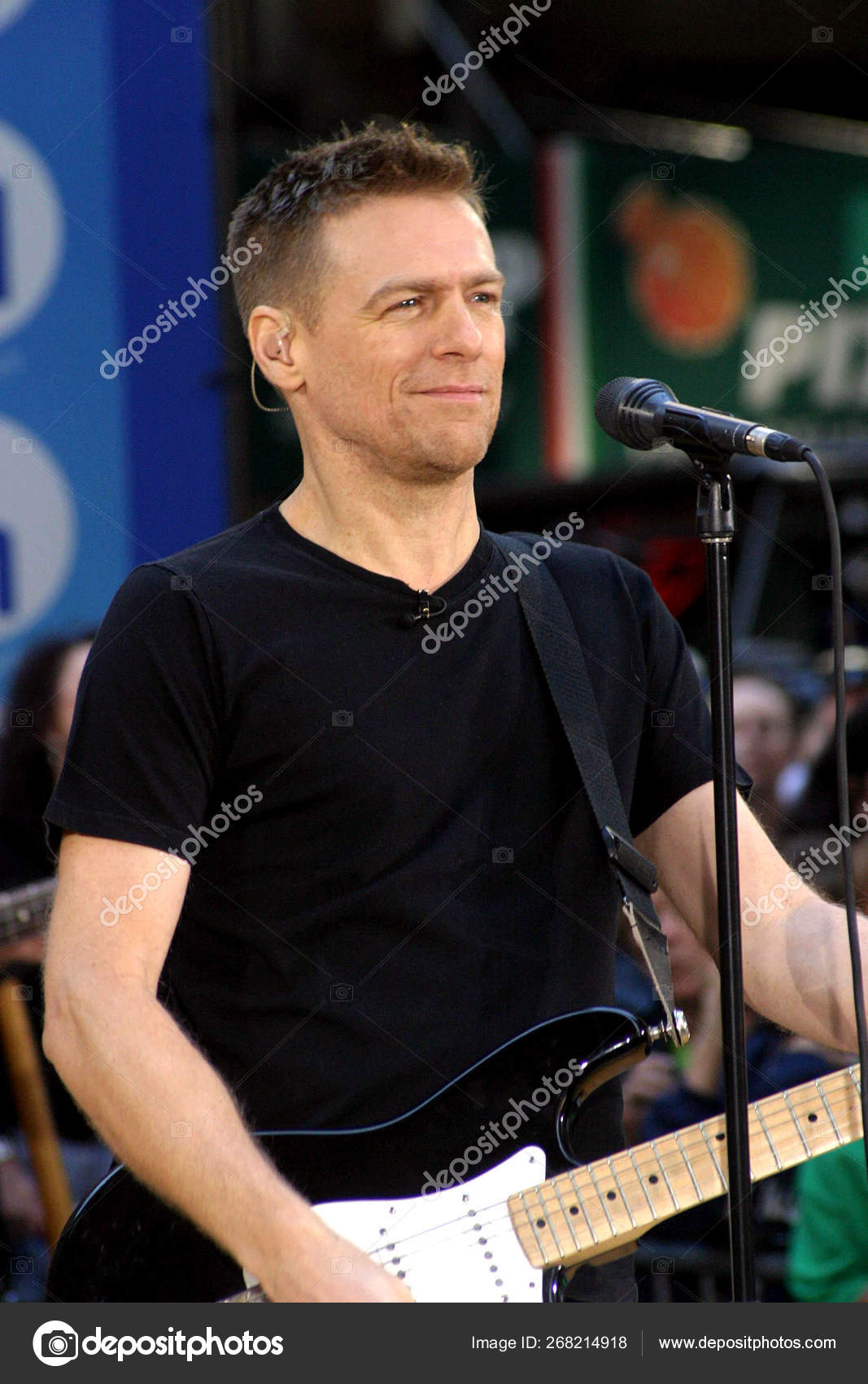 Bryan Adams Escenario Para Nbc Today Show Concert Series Con — Foto ...