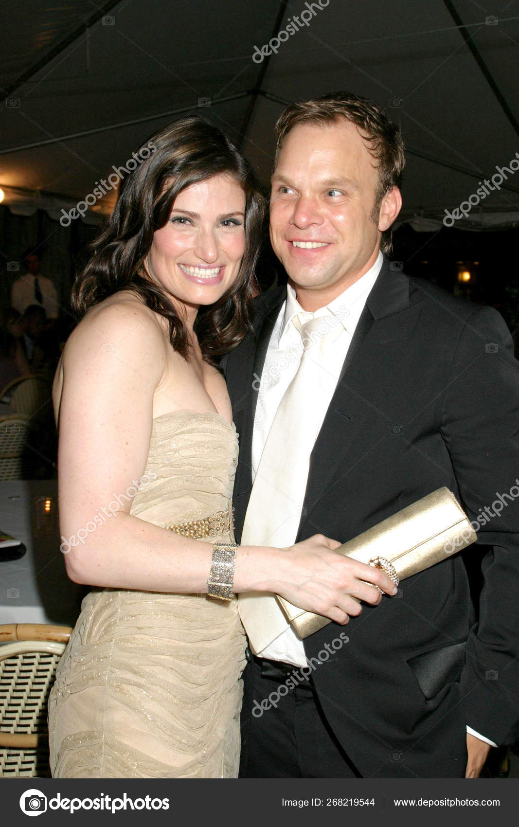 Idina Menzel Norbert Leo Butz Arrivals Dirty Rotten Scoundrels Tony ...