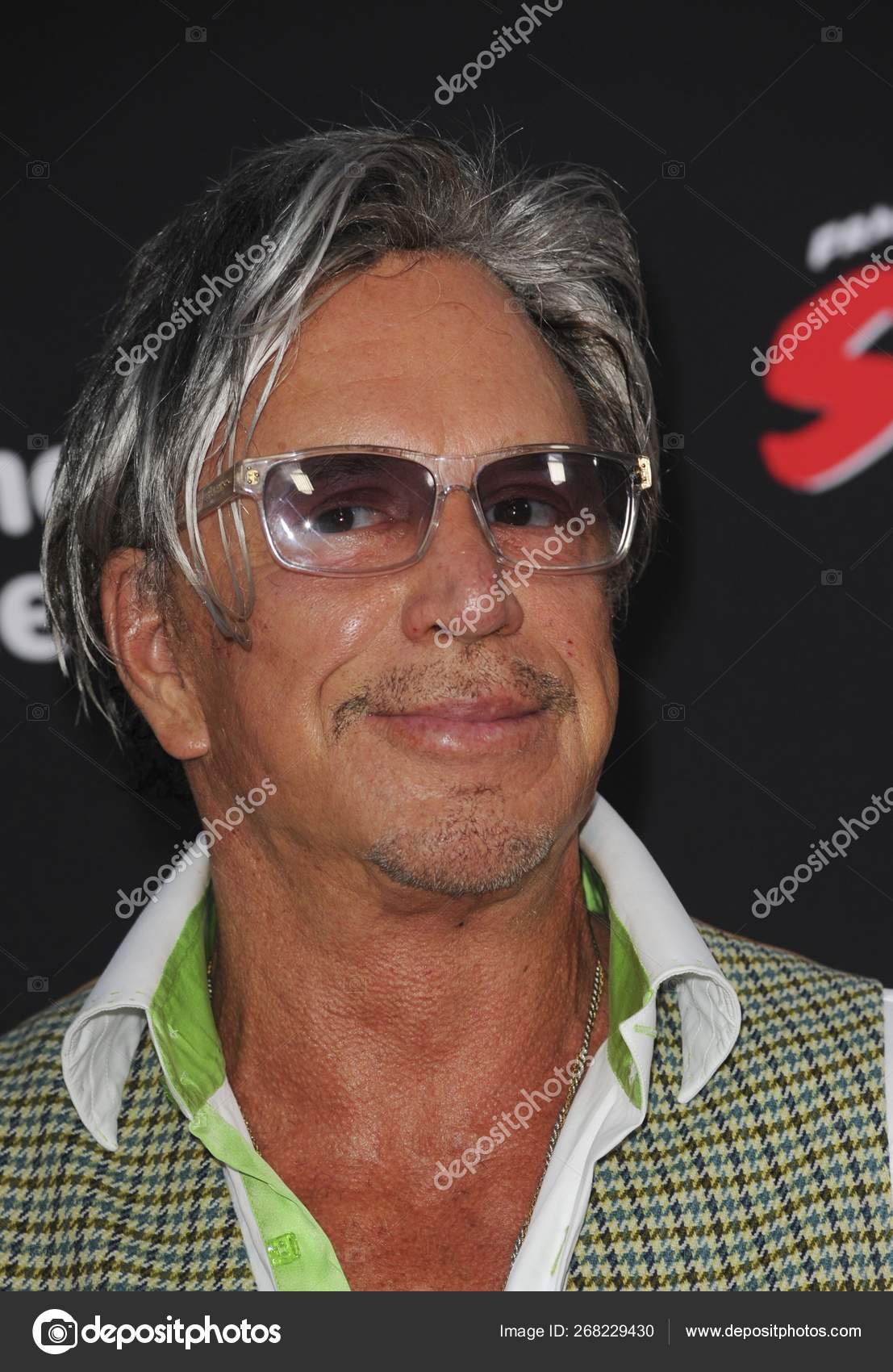 Mickey Rourke Arrivals Sin City Dame Kill Premiere Tcl Chinese — Stock ...