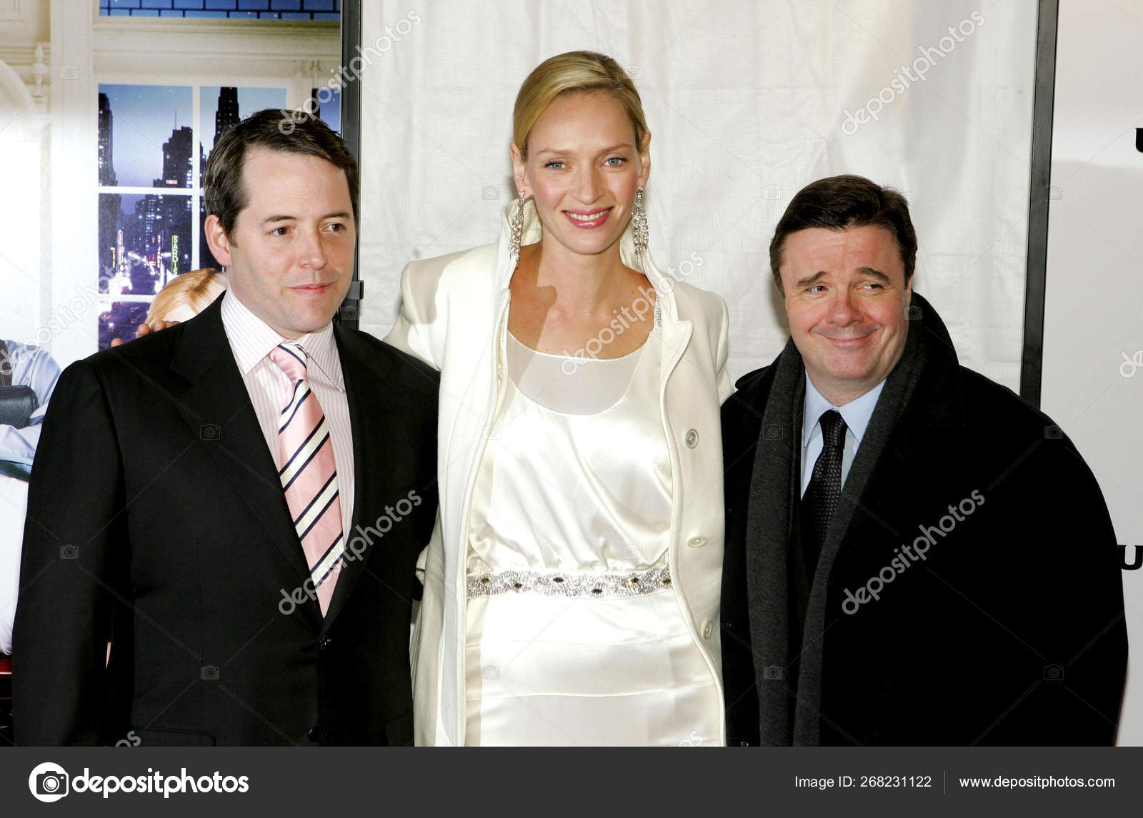 Matthew Broderick Uma Thurman Nathan Lane Arrivals Producers Premiere ...
