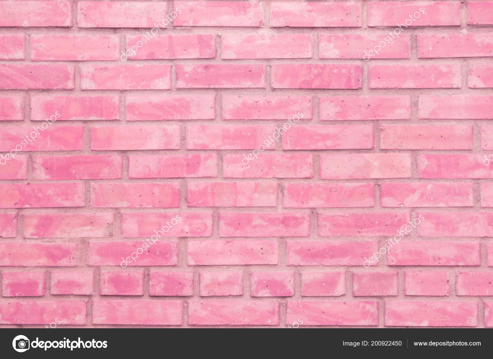 Pink Brick Wall Background Rose Texture Facade Bright Colored — Stock ...