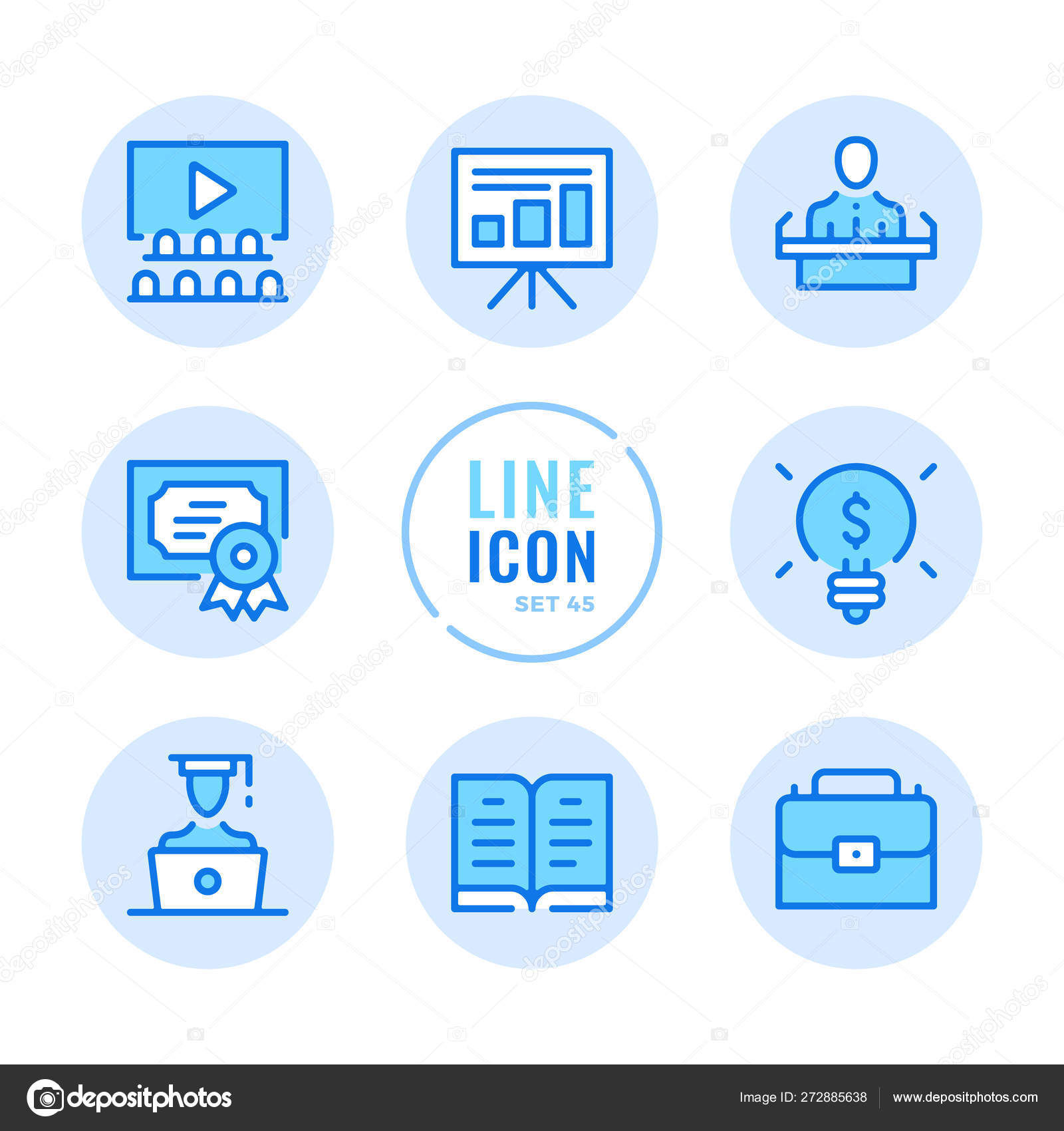 Business Training Icons