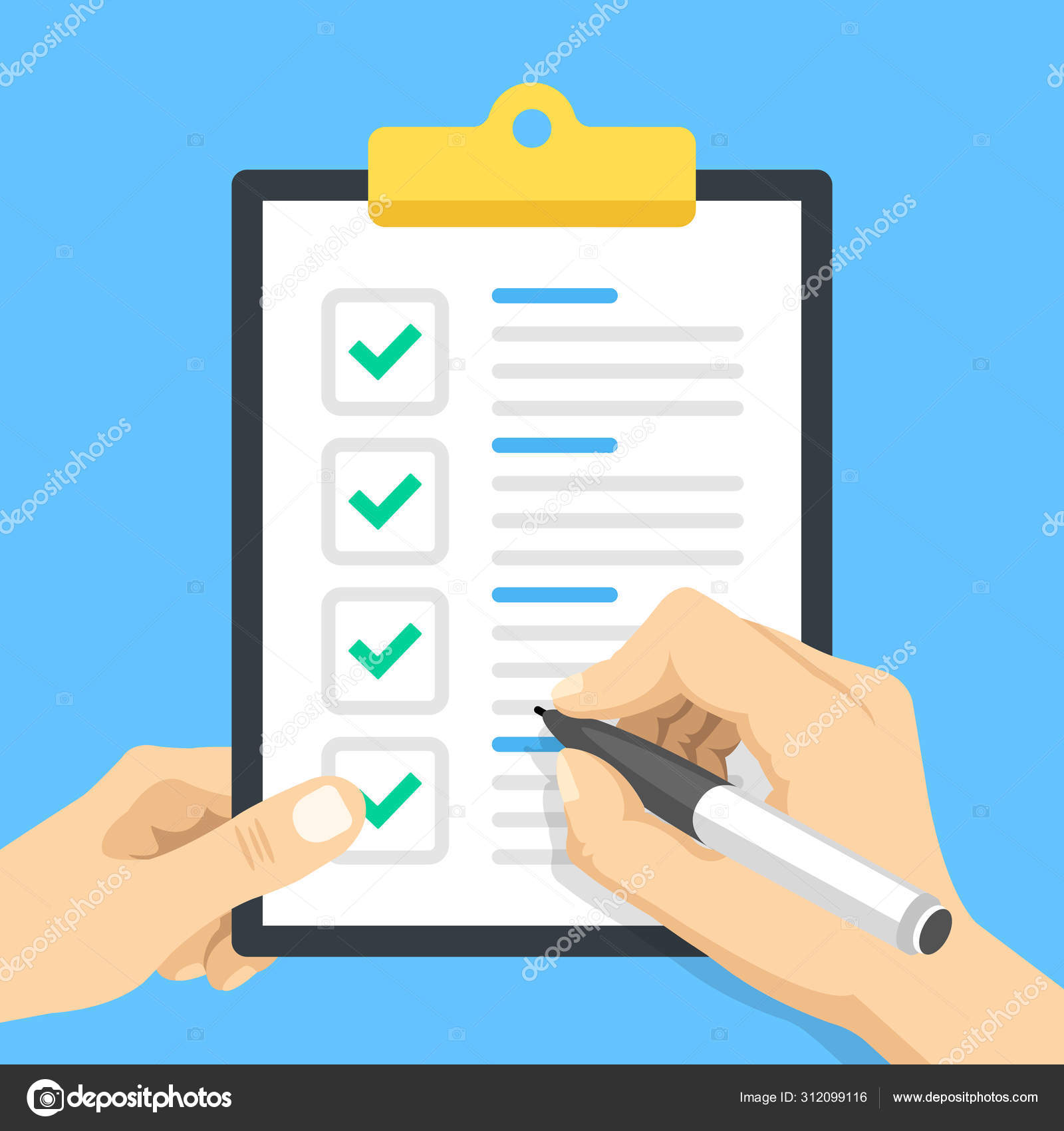 Checklist Vector
