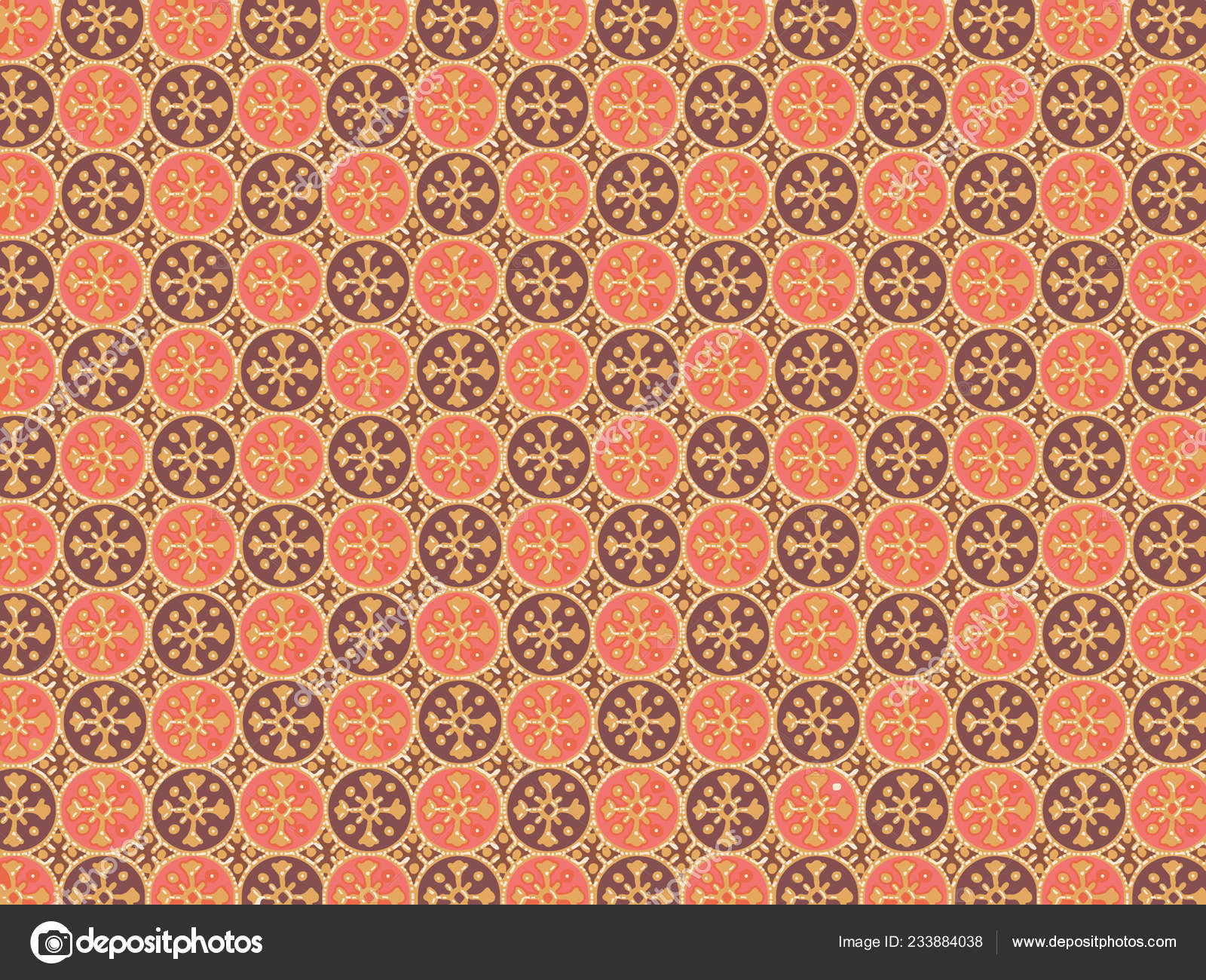 Batik Traditional Texture Background Good Decoration Stock Vector Image ...