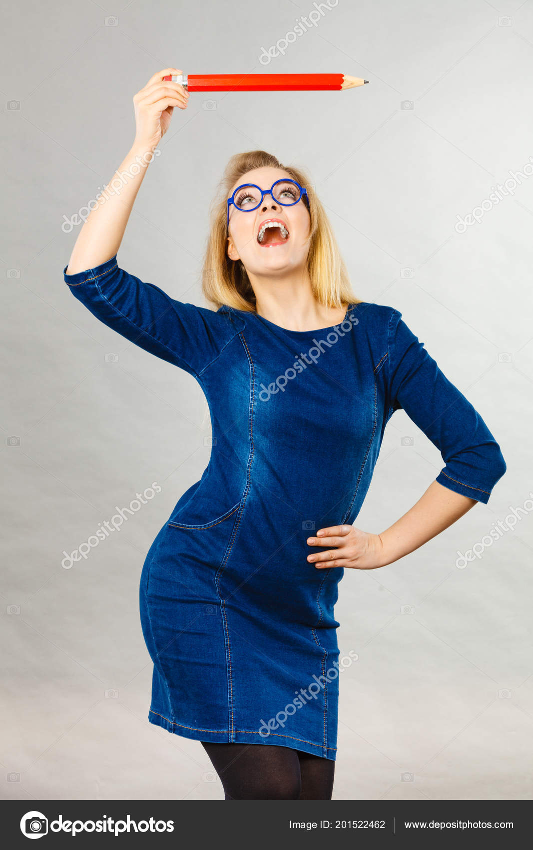 Nerdy Blonde Girl Telegraph
