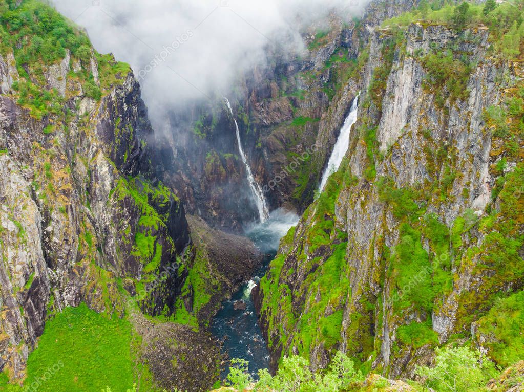 Cascada de Voringsfossen, cañón de Mabodalen Noruega 2024