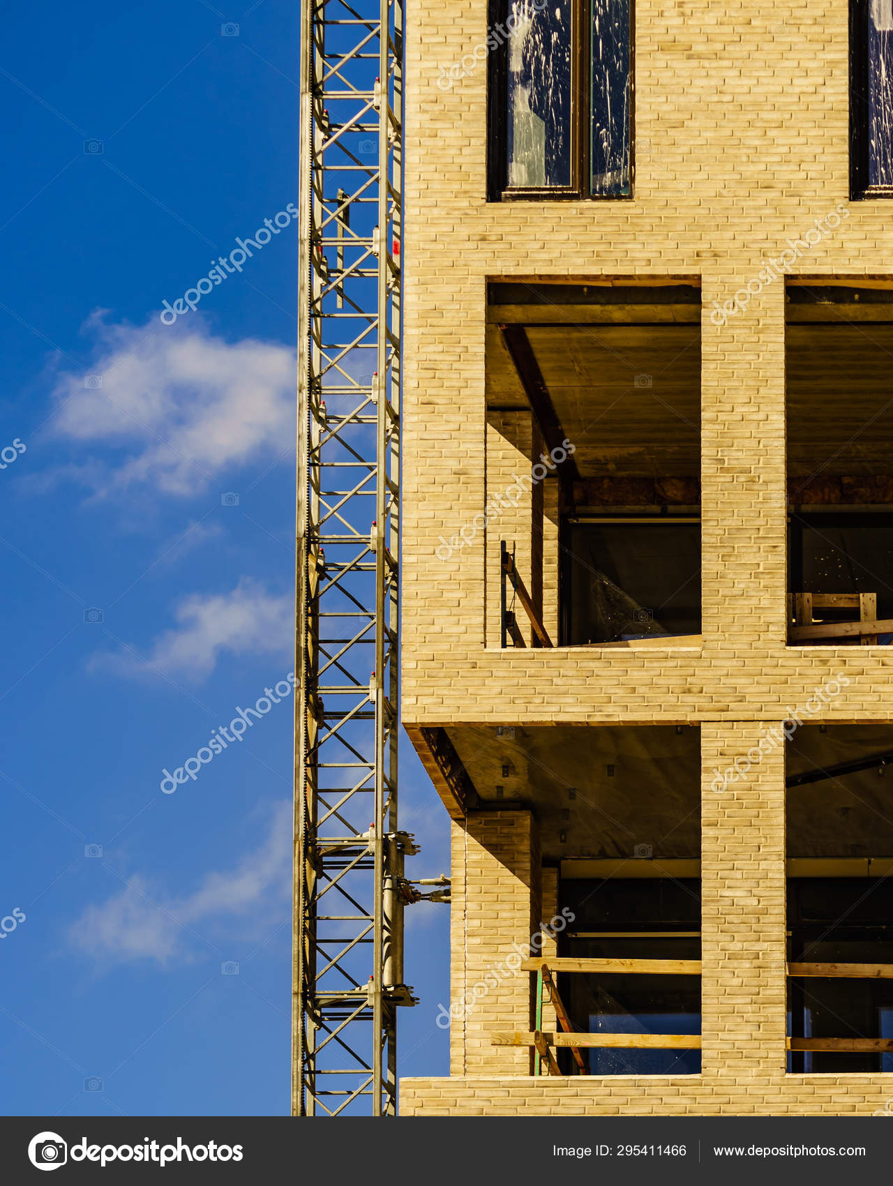 Flat construction site Stock Photo by ©Voyagerix 295411466