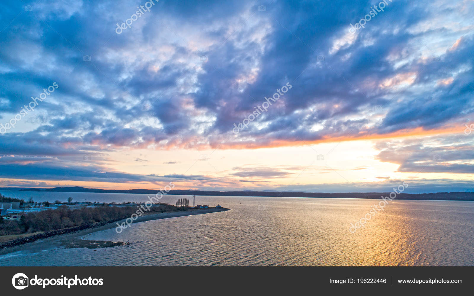 Discovery Park Lighthouse Peninsula Point Seattle Washington — Stock ...