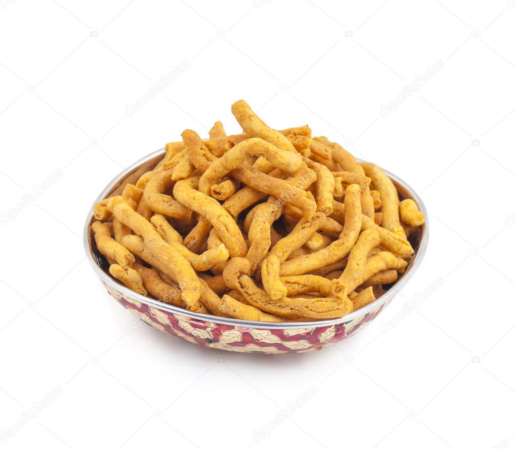 Sev es un popular aperitivo indio que consiste en pequeños trozos de ...