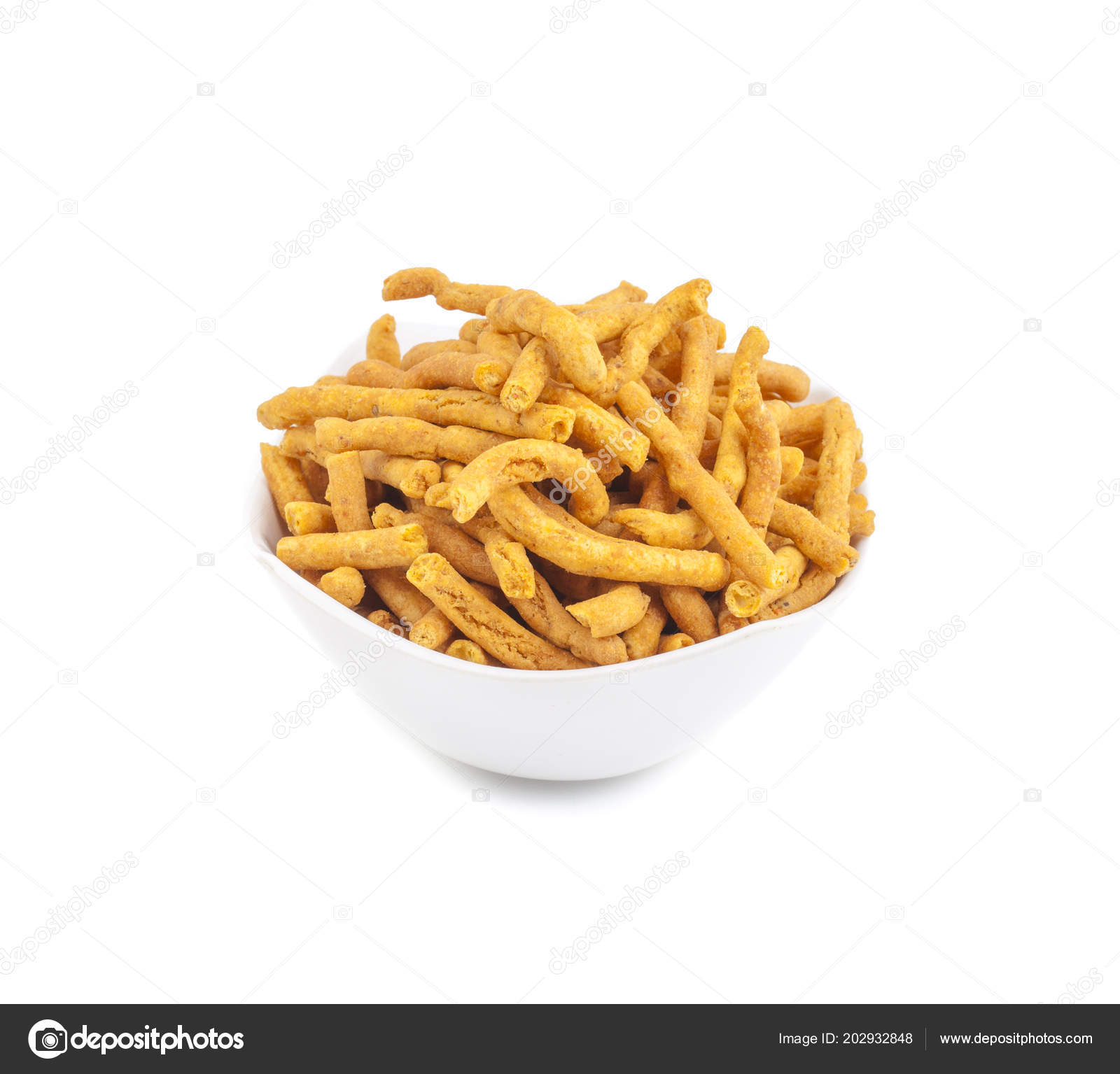 Sev Popular Indian Snack Food Consisting Small Pieces Crunchy Noodles ...