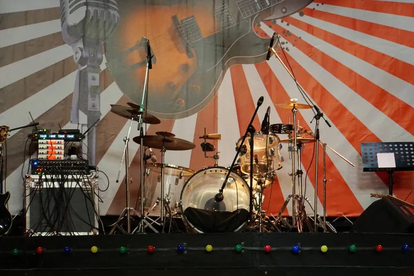 Stage with instruments Stock Photos, Royalty Free Stage with ...