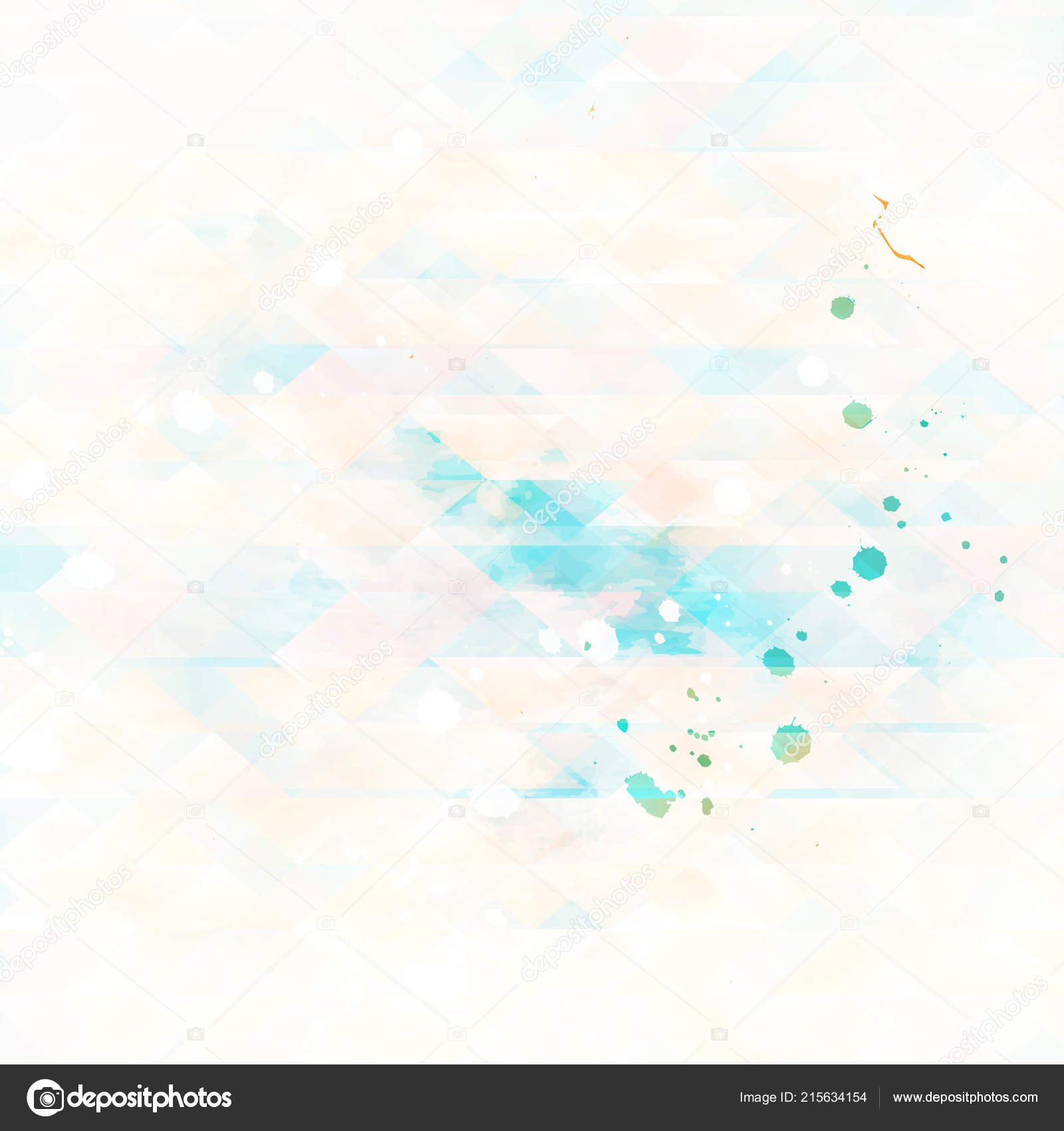 Watercolor Bright Hand Drawn Vector Paper Texture Background Card Text ...