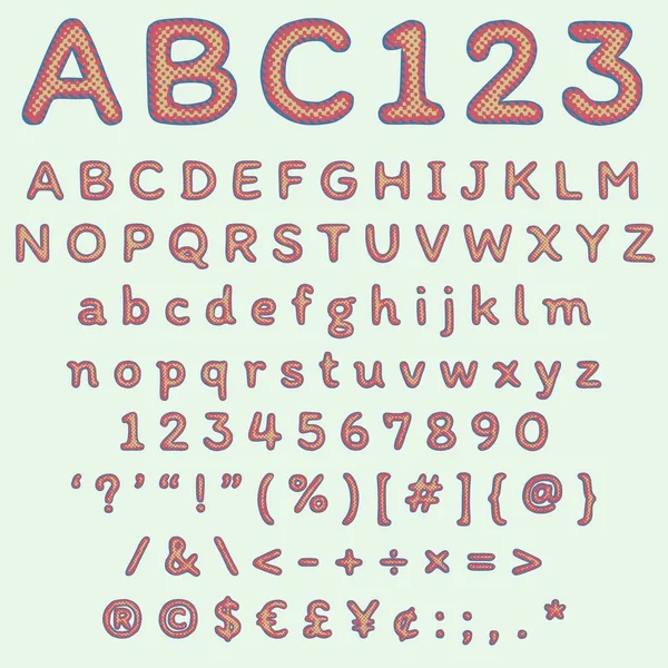 Letras rojas y azules imágenes de stock de arte vectorial | Depositphotos