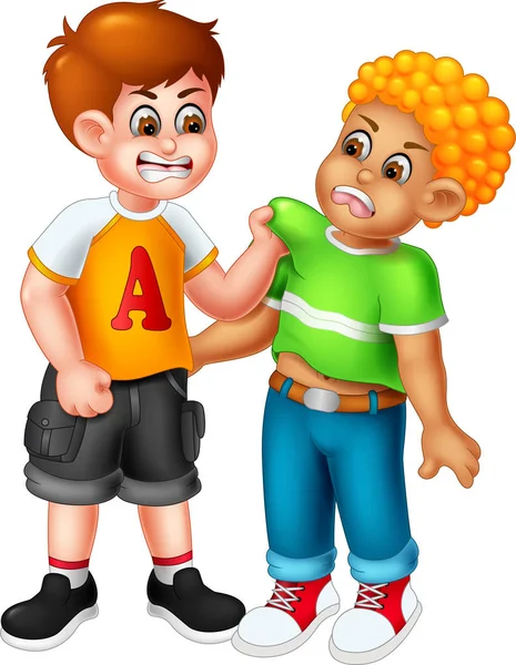 Niño peleando Imágenes Vectoriales, Gráfico Vectorial de Niño peleando ...