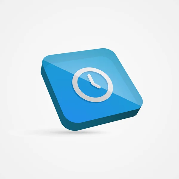 Clock 3D Mobile Icon - Stock Image - Everypixel