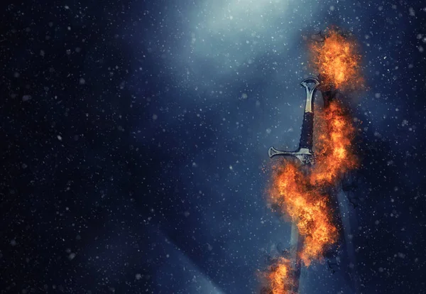 Fire sword Stock Photos, Royalty Free Fire sword Images | Depositphotos