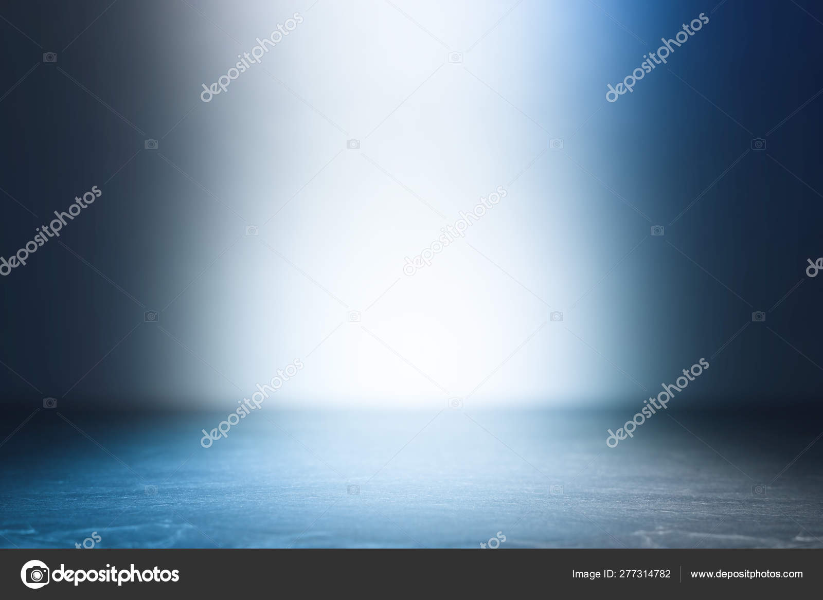 Background of abstract dark concentrate floor scene with mist or fog ...