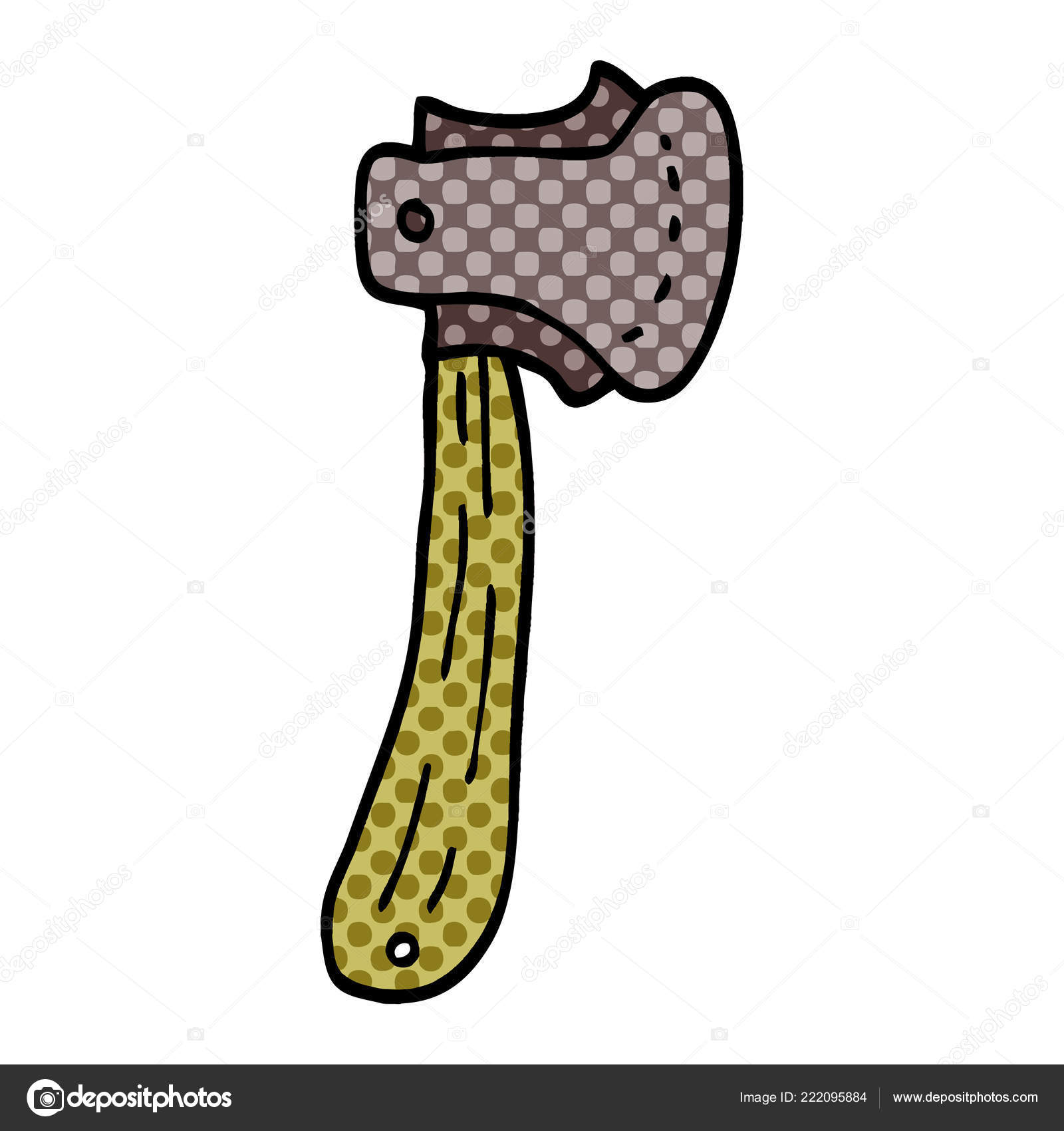 Cartoon Doodle Long Axe Stock Vector Image by ©lineartestpilot #222095884