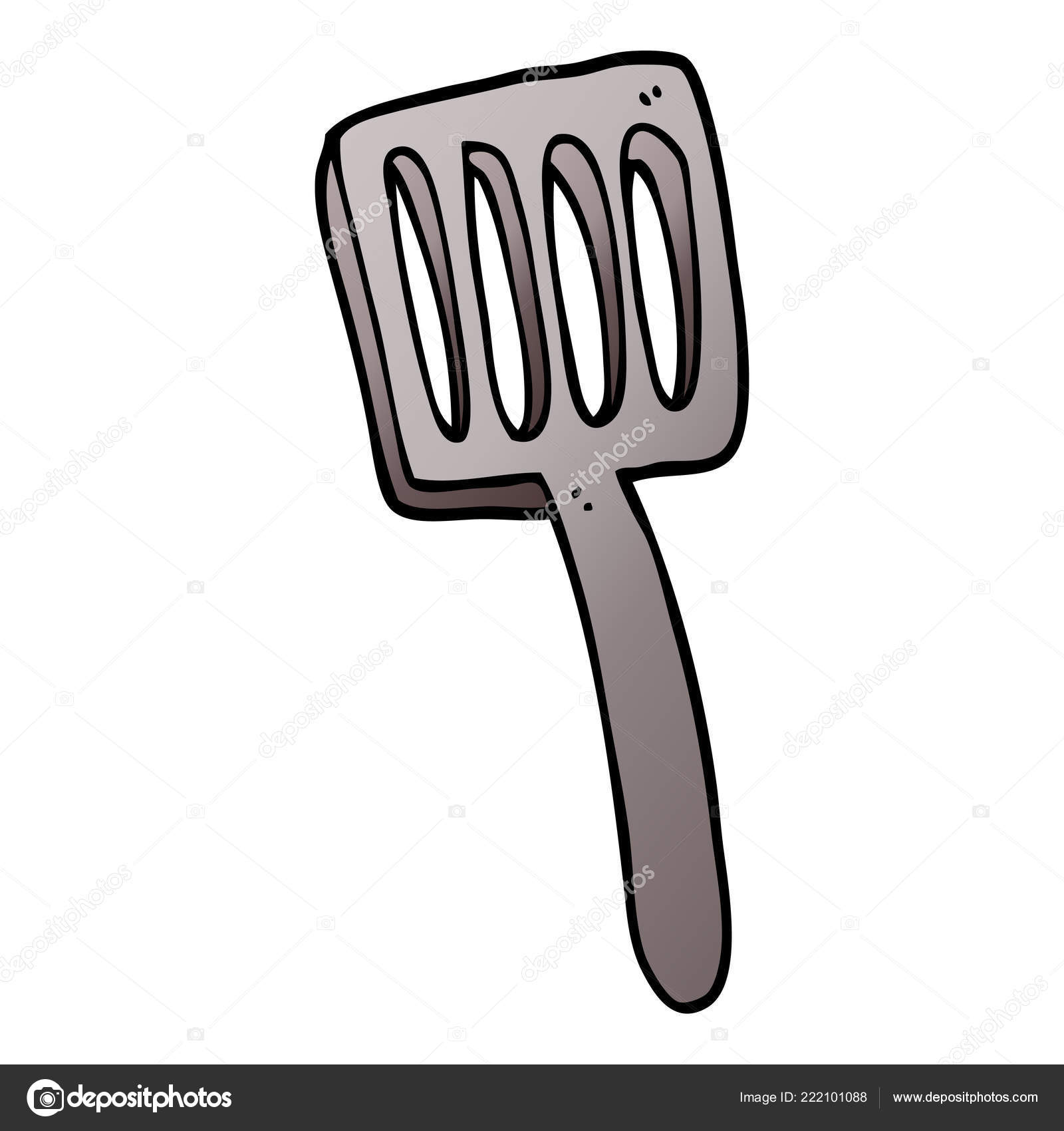 Cartoon Doodle Food Spatula Stock Vector by ©lineartestpilot 222101088