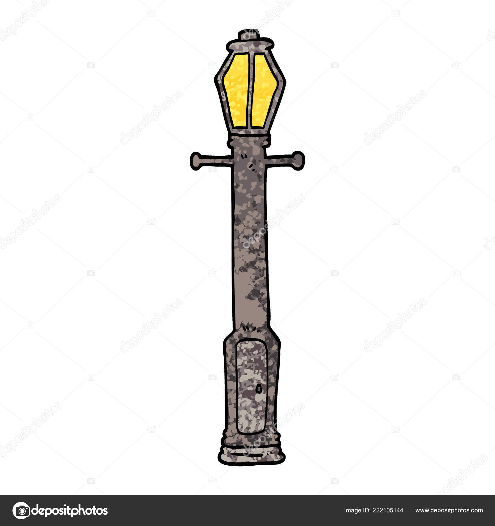 Grunge Textured Illustration Cartoon Lamp Post Stock Vector Image by ... Grunge Textured Illustration Cartoon Lamp Post Stock Vector Image by ...