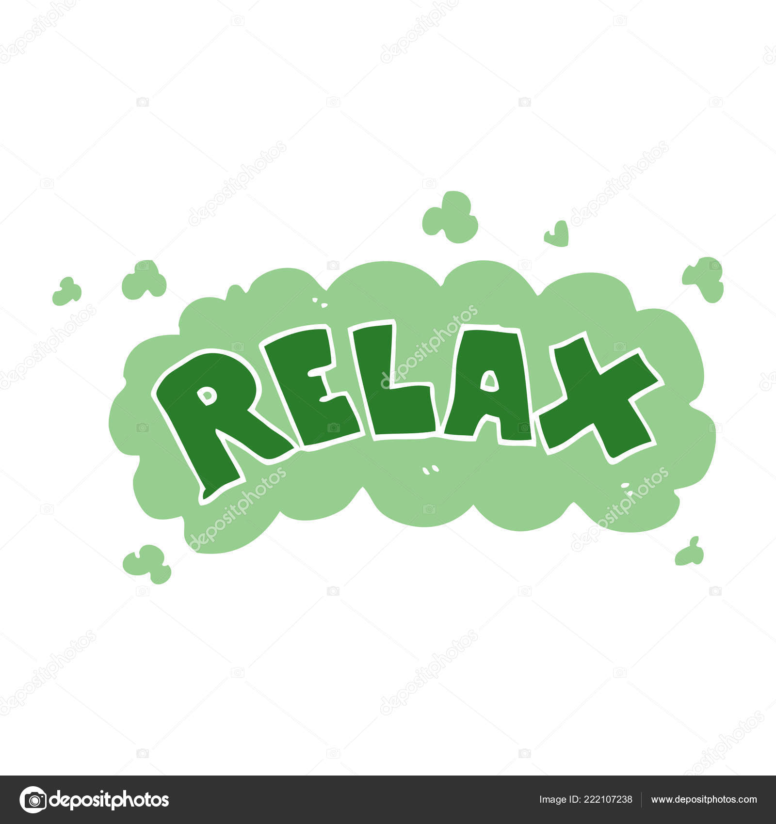 Cartoon Doodle Relax Symbol Stock Vector by ©lineartestpilot 222107238