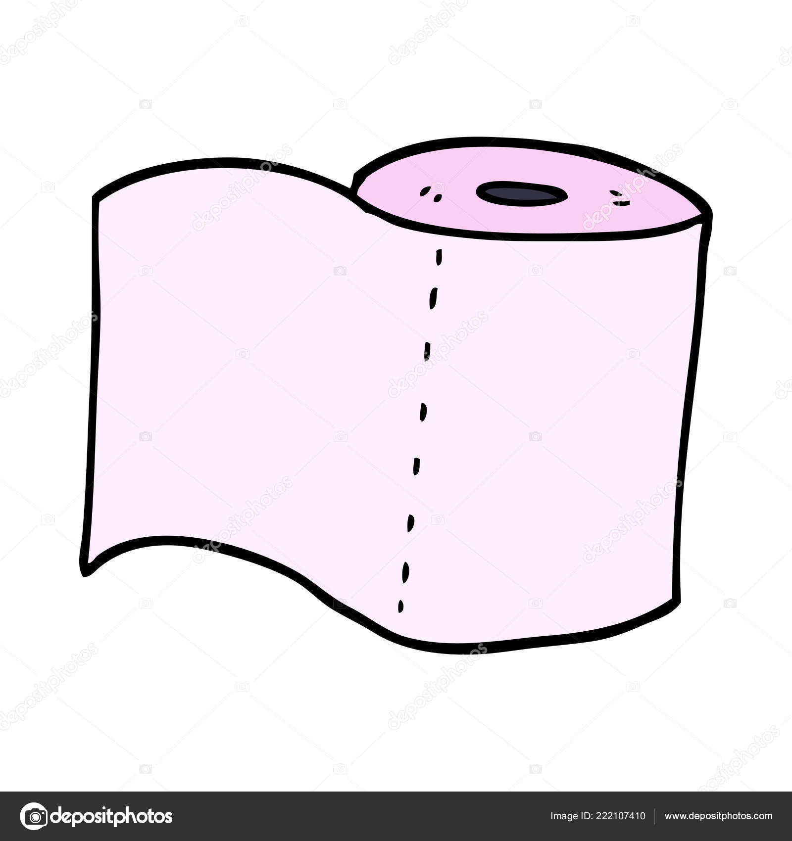 Cartoon Doodle Toilet Roll Stock Vector Image by ©lineartestpilot ...