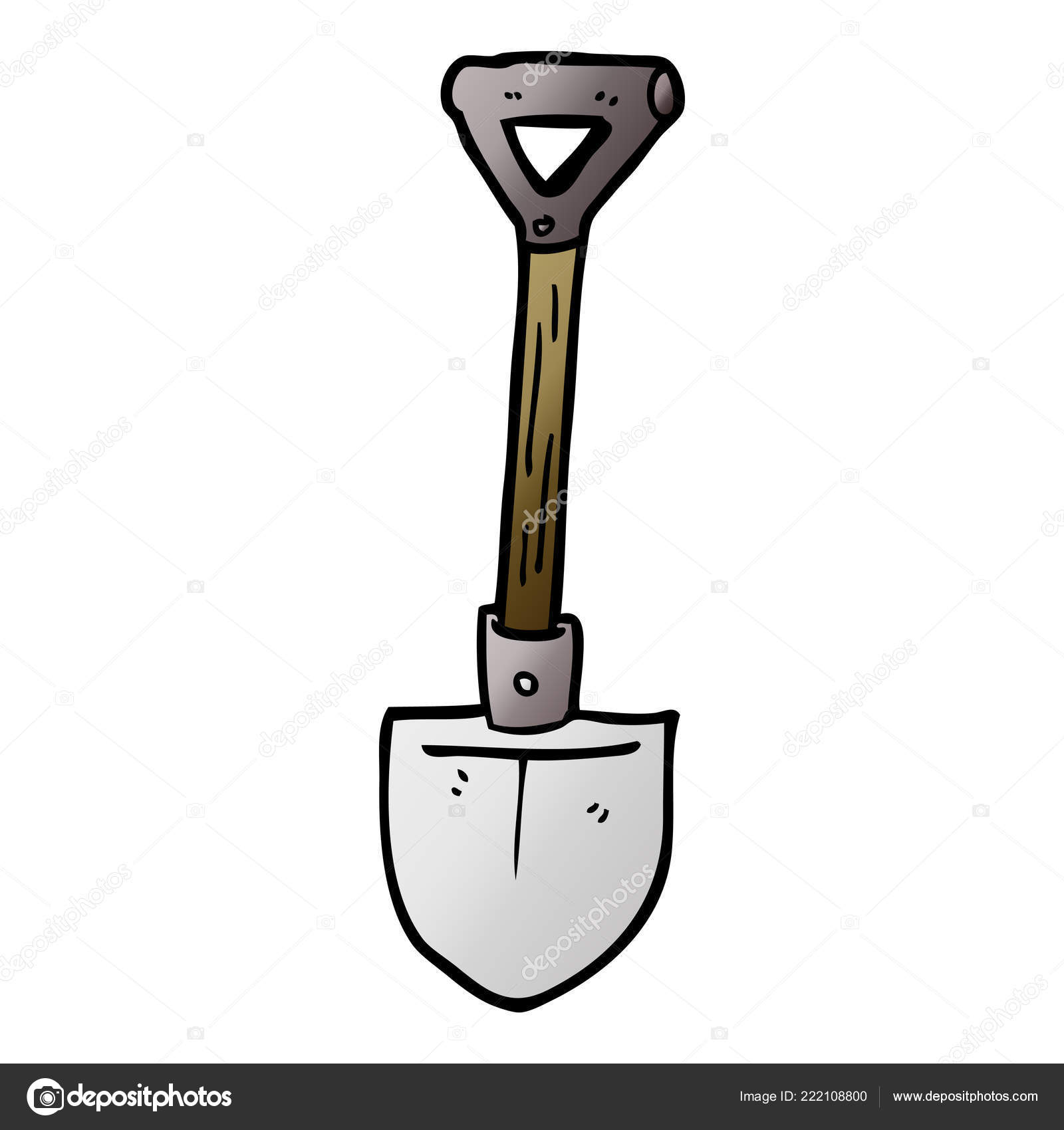 Cartoon Doodle Builders Spade Stock Vector Image by ©lineartestpilot ...
