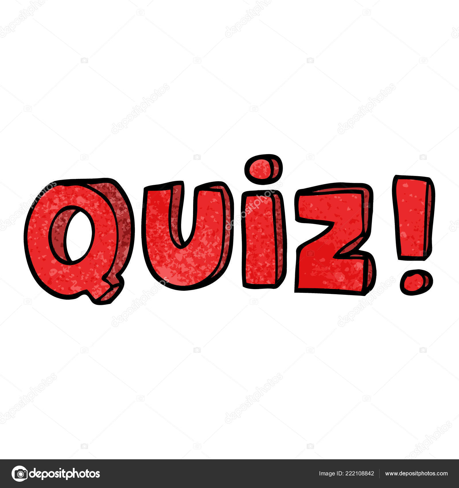 Cartoon Doodle Quiz Font Stock Vector Image by ©lineartestpilot #222108842