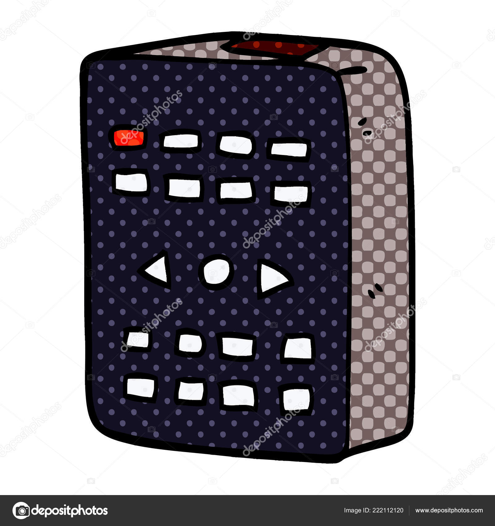 Dibujos Animados Doodle Control Remoto Vector de stock #222112120 de ...