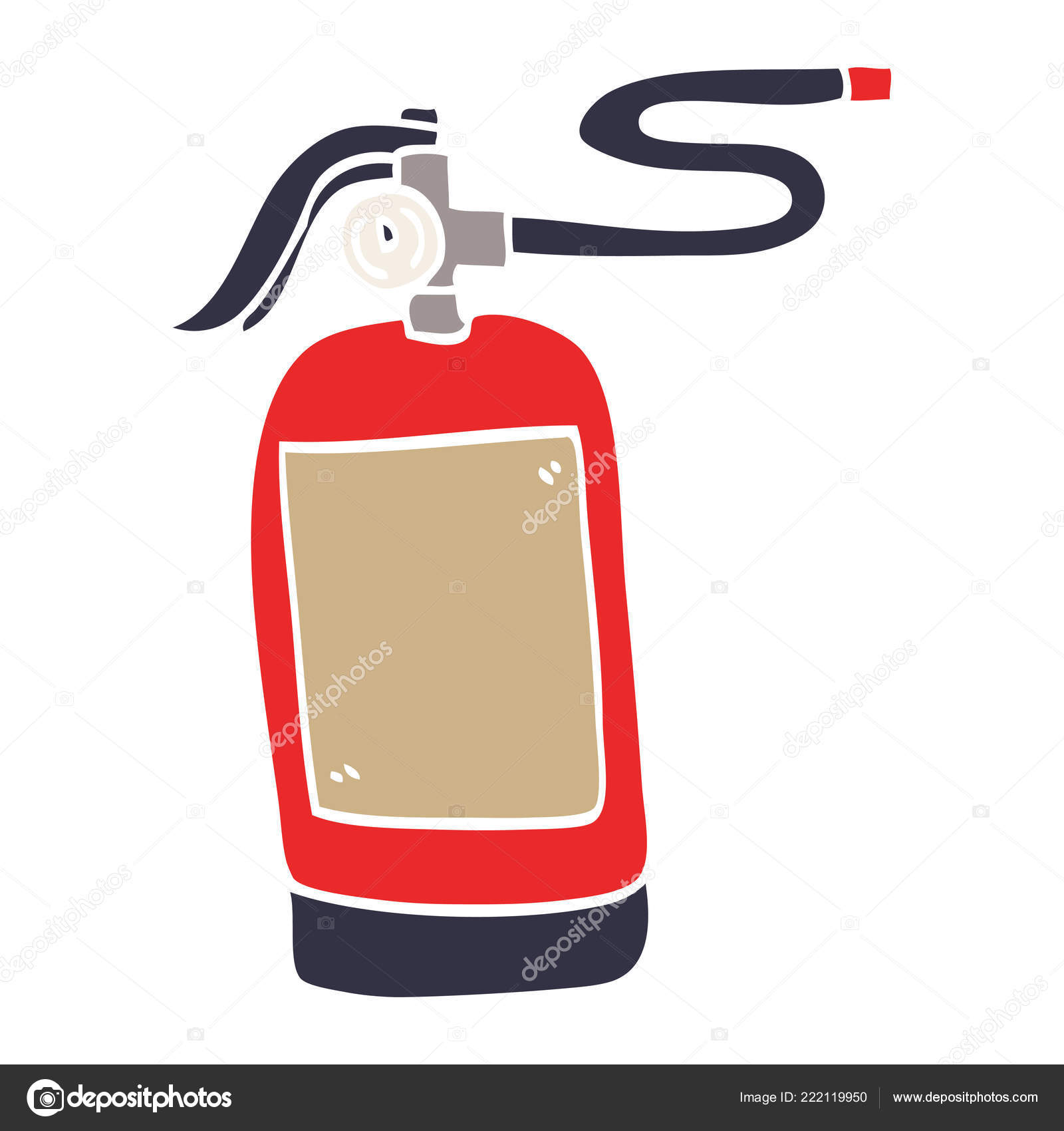 Cartoon Doodle Fire Extinguisher Stock Vector by ©lineartestpilot 222119950