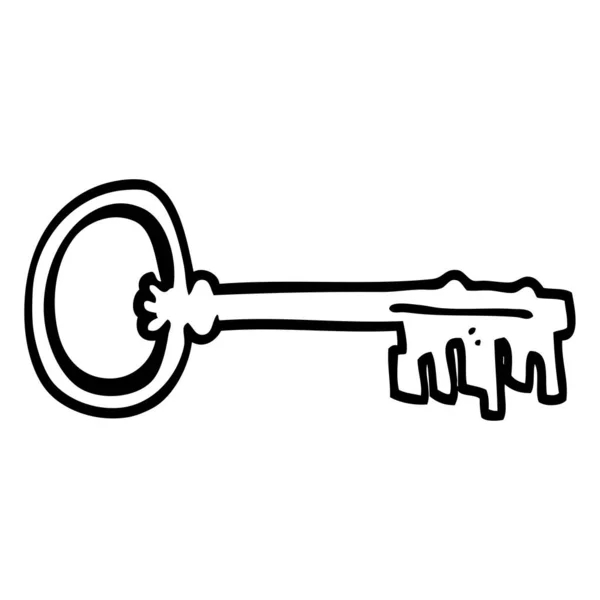 Cartoon old key Stock Vector Image by ©lineartestpilot #13576722