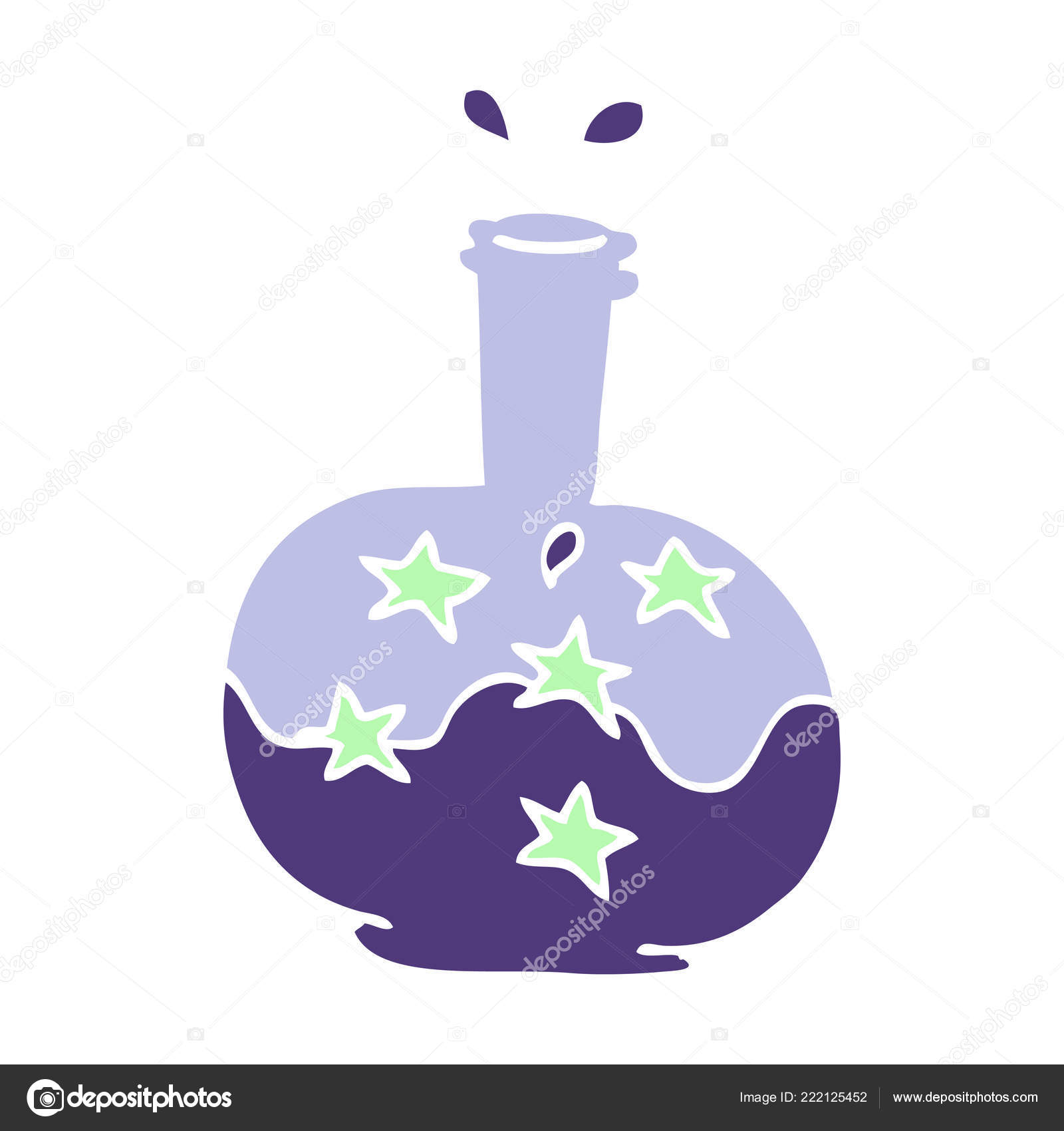 Cartoon Doodle Magic Potion Stock Vector by ©lineartestpilot 222125452
