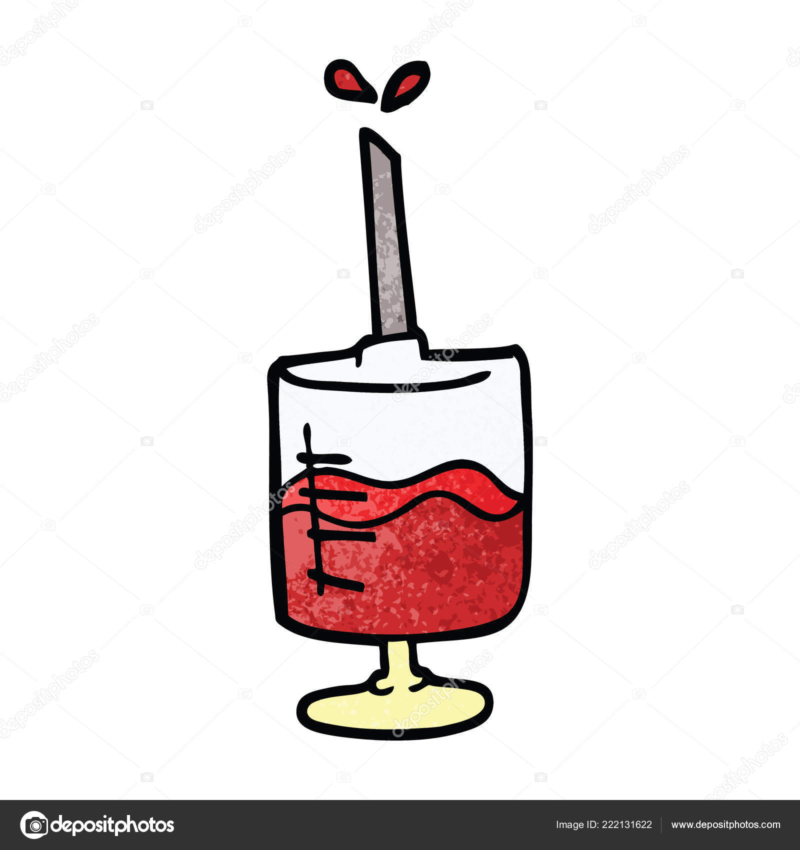Cartoon Doodle Blood Sample Stock Vector Image by ©lineartestpilot ...