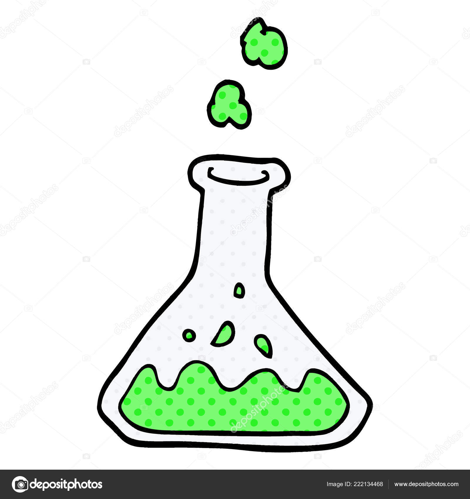 Cartoon Doodle Chemicals Bottle Stock Vector Image by ©lineartestpilot ...